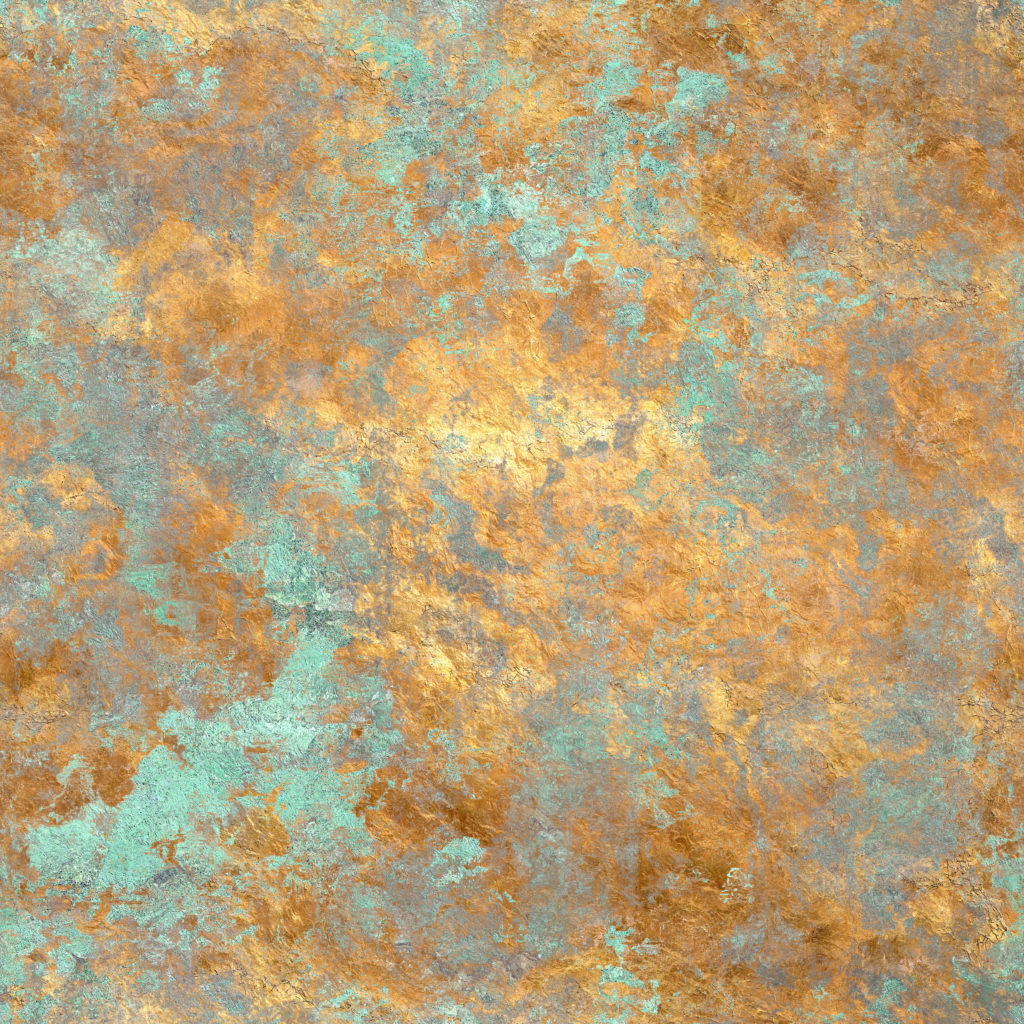 Edelrost auf Kupfer - GRÜNSPAN - Rost Deko